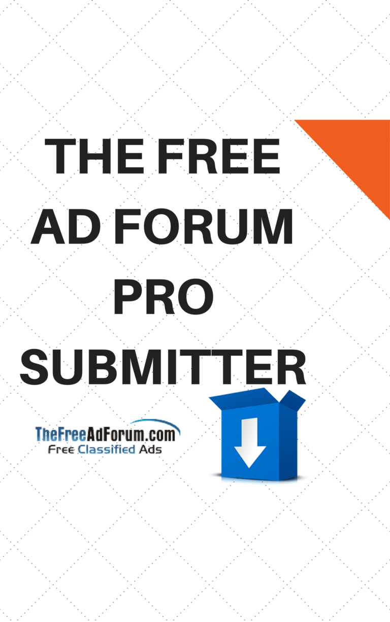 The Free Ad Forum Pro Submitter – Coolmarketingsoftware.com